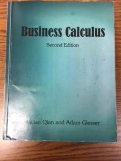Buy Business Calculus Book Online at Low Prices in India | Business ...