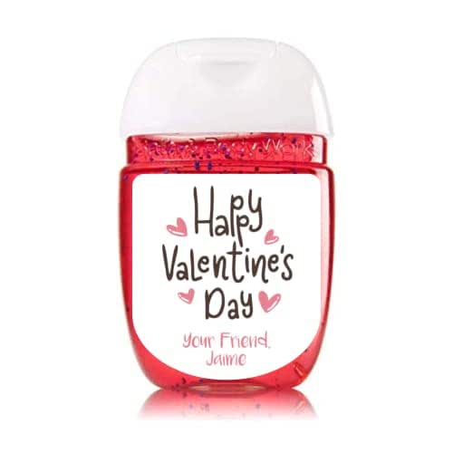 Amazon.com: 30 Personalized Valentine's Day Hand Sanitizer Labels ...