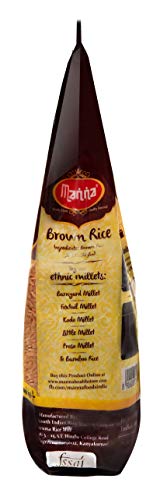 Manna Brown Rice, 5kg (1kg x 5 Packs) - Long Grain, Unpolished. 100% ...