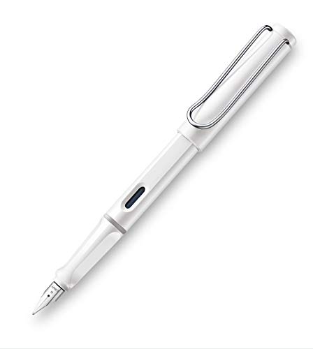 LAMY safari Medium Nib Fountain Pen with Converter Z28 White - Price ...