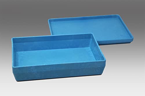 WISSNER active learning – Box with lid stackable blue – RE-Wood – BigaMart