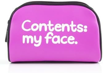 Contents My Face - Cosmetic Make Up Bag / Case : Amazon.co.uk: Beauty