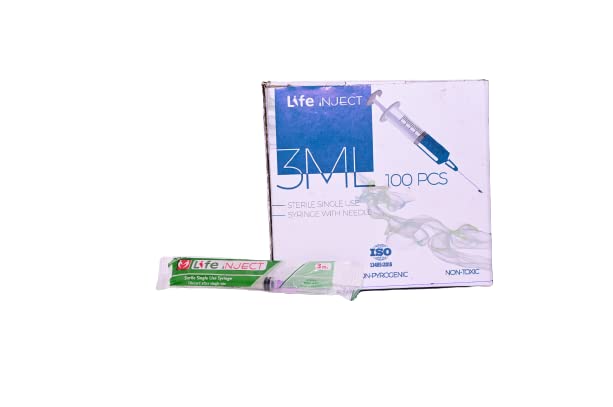 LIFE INJECT Piece Plastic ink injector (Not for Medical Purpose) 3ml ...