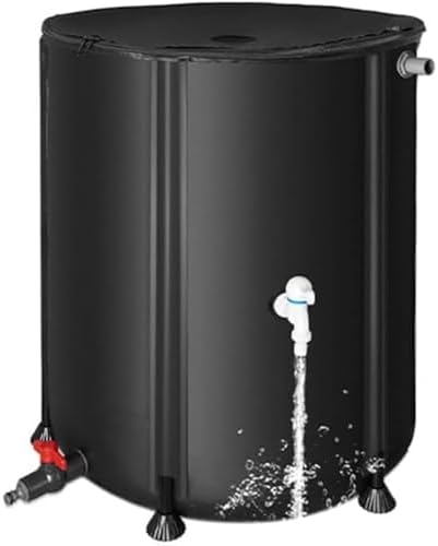 Portable Water Storage Tank - Collapsible Rain Barrel System with Mesh ...