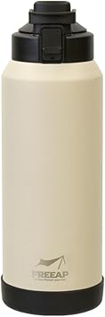 Amazon｜FREEAP 保冷 水筒 ワンタッチボトル 1.1リットル ワイド口径 洗いやすい アウトドア K-10883 (グレージュ)｜水筒・マグボトル オンライン通販