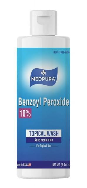 Amazon.com: MEDPURA Maximum Strength Topical Wash with Benzoyl Peroxide ...