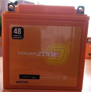 Power Zone Batteries TWO Wheelers 48PZTZ9R (Z9) (4) : Amazon.in: Car ...