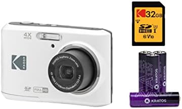 Amazon.com : KODAK PIXPRO Friendly Zoom FZ45-WH 16MP Digital Camera ...