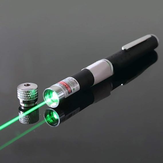 Laser Light Teaching Pen, Green Laser Pointer, High Power Flashlight ...