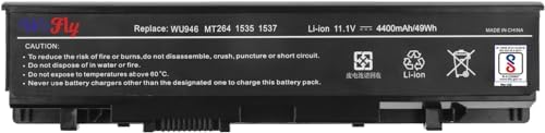 Wefly Laptop Battery Compatible for Dell WU946 PP39L Studio 1555 1558 ...