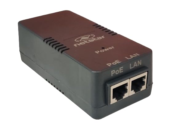 NETSTAR® DC-DC Passive PoE Injector 48VDC to 24VDC, 30Watt, Gigabit ...