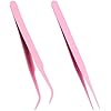 Amazon.com : Tweezers for Crafting, 2 PCS Stainless Steel Sticker ...