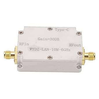 RF Amplifier, Low Noise Amplifier Power Amplifier Module LNA 10M to 6Ghz High Gain SMA Female ...