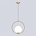 MZStech Modern Fashion Gold Iron&Glass Spherical Pendant Light Base on ...