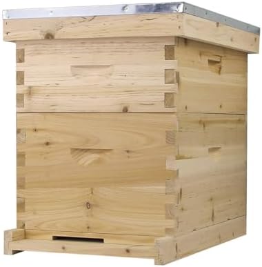 Amazon.com: NuBee 8-Frame Beehive Kit – Complete Langstroth Hive with 1 ...