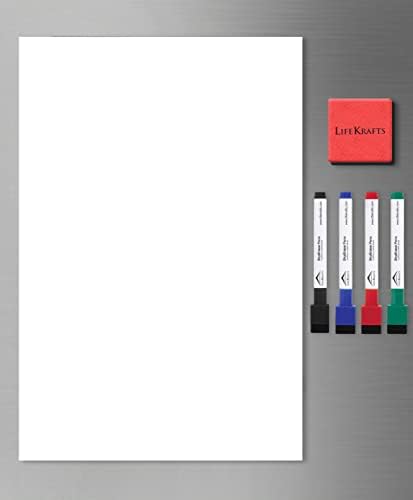 SOLO FlexiBoard A4 Magnetic Whiteboard Set – Includes 2 Markers, Duster ...