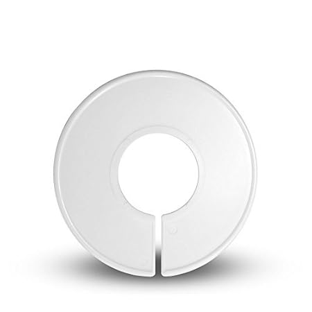 Amazon.com: JSP Manufacturing White Round Plastic Blank Rack Size ...