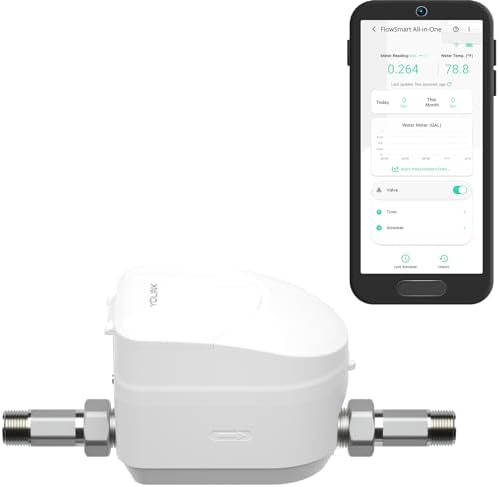 Moen Flo Smart Water Monitor and Automatic Shutoff Sensor, Wi-Fi ...