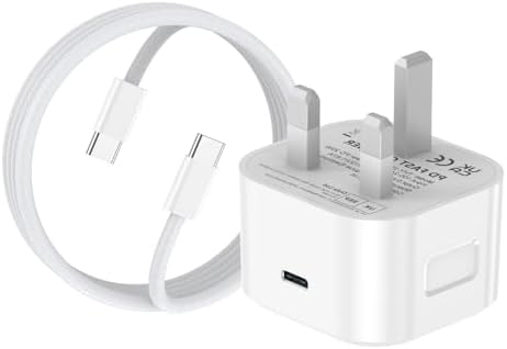 AAZV iPhone 15 Fast Charger Plug And Cable [MFi Certified],PD 20W USB C ...