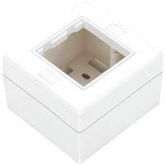 Modular Multi-Switch Box, 2 Module, Glossy Premium, Brass Nuts Fitting ...