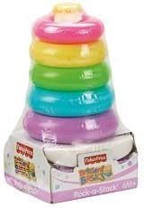 Amazon.com: Fisher Price Brilliant Basics Rock-a-Stack Pastel : Toys ...