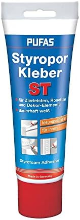 Pufas Styroporkleber Tube 400g Hartschaumkleber : Amazon.de: Baumarkt