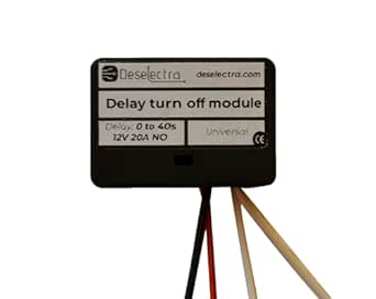 Amazon.com: Boxed car Timer Precise Switch time Relay 0-40 sec, 12V 20A ...