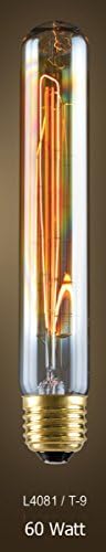 ADL Lumin 60 Watt Nostalgia Era T-9 Beacon Tube Bulb - Amazon.com