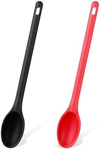 Amazon.com: Armrouns Long handle Silicone Mixing Spoon, 12" Stirring ...
