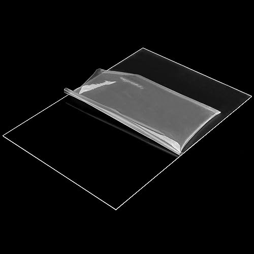 FUNSUEI 6 PCS 42 x 29cm Perspex Clear Acrylic Plastic Sheet, Clear ...