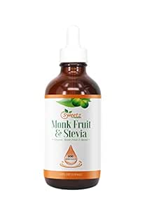 Amazon.com: Monk Fruit & Stevia Liquid Sweetener Drops - Natural Sweeteners & Sugar Alternatives ...