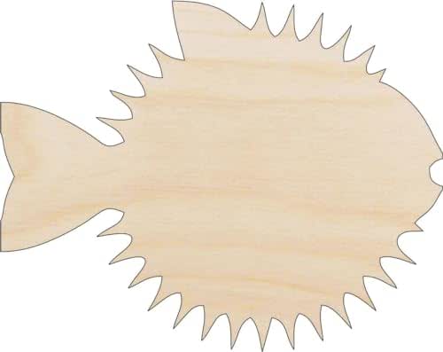 Amazon.com: Fish Puffer - Laser Cut Out Unfinished Wood Craft Shape ...