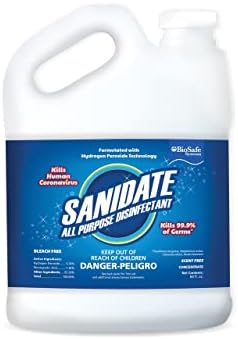 Amazon.com: BioSafe Systems SaniDate All Purpose Disinfectant, 2 Gallon ...