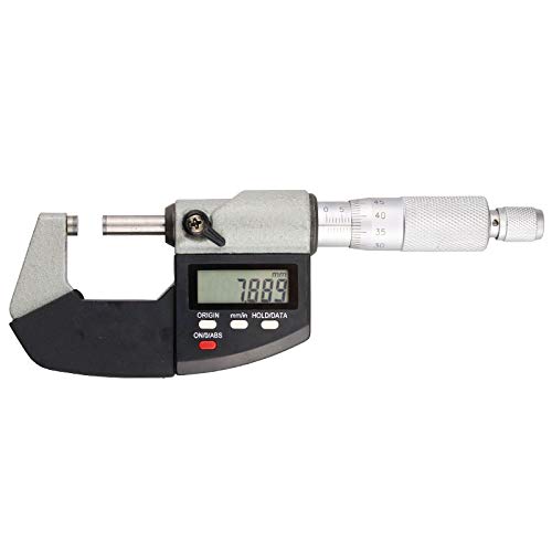MeterTo Digital Outside Micrometer Gauge, Origin, MM/INCH, Hold/Data ...