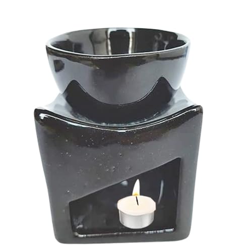 Gwan Ceramic Aroma Oil Burner Diffuser Square Shape/Oil Wax Warmer for ...