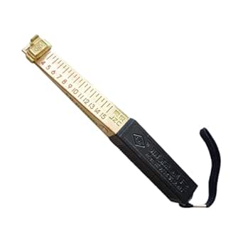 LAWALEISHE Door Gap Measuring Tool,Vernier Plug Ruler, Fire Door Gap Gauge Checker Tool, 1-15mm ...