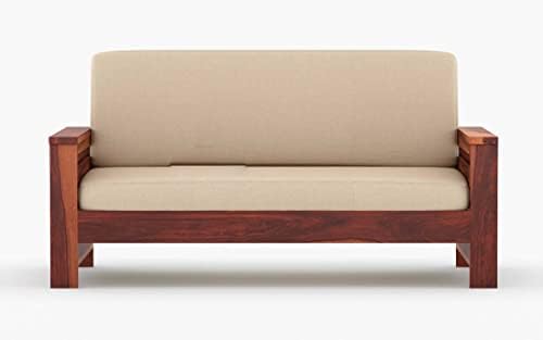 Tulsi Art WOODTREND Solid Sheesham Wood 5 Seater Furniture Sofa Set ...