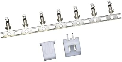 XH 2.5mm 2-pin Board-to-Wire Crimp Connector Plug + PCB Socket + Crimps ...