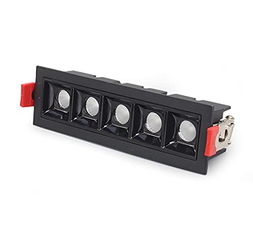 Buy ISVARA LED Laser Blade Spotlight 5X2W, LED Focus Light for Indoor ...