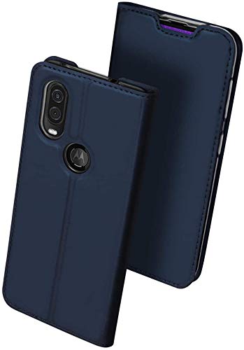 SmartPoint Case Compatible with Motorola One Vision, Premium PU-Leather ...