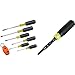 Klein Tools Screwdriver Set with Magnetizer 7-Piece and 11-in-1 ...