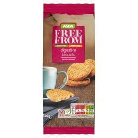 Amazon.com: Asda Free From Digestive Biscuits 160g : Grocery & Gourmet Food