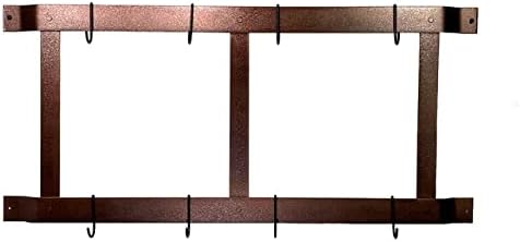 Amazon.com: Rogar Ultimate Wall Mounted Pot Rack Vertical/Horizontal in ...