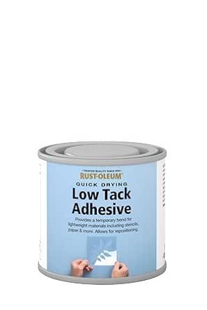 Rust-Oleum Low Tack Adhesive Glue Quick Drying 125ml : Amazon.co.uk ...
