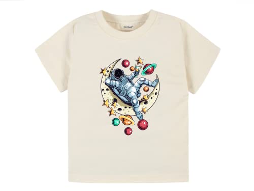 Amazon.com: astronaut moon space-themed toddler shirt outer space boy ...
