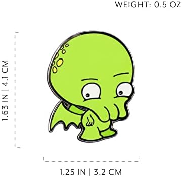 Amazon.com: Toy Vault Cthulhu Enamel Pins Set (Series 1, Set of 4 ...