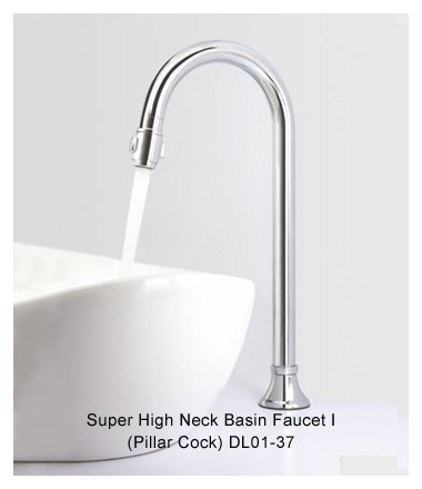 Aquel Mouth Operating Super Hi-Neck Basin Faucet 400mm : Amazon.in ...