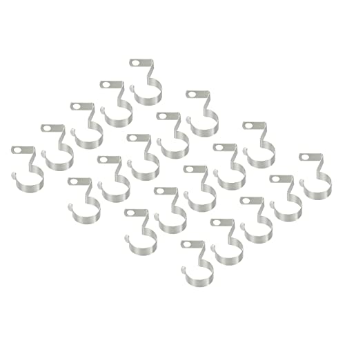 PATIKIL T5 Clips Bracket Hanger, 20 Pack Fluorescent Tube Light Fixture ...