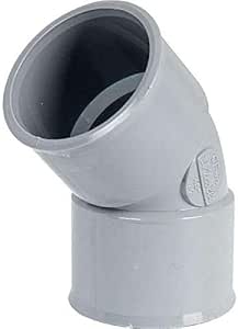 Nicoll PVC 45 Degree Elbow Connector – Diameter 40 mm – Double ...