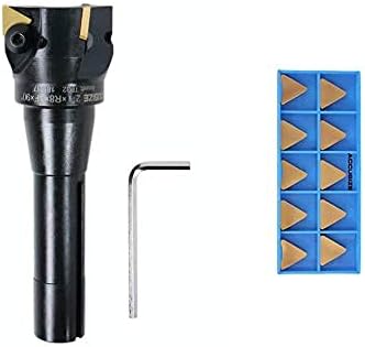 Amazon.com: Accusize Industrial Tools 2'' R8 Shank Indexable End Mill ...